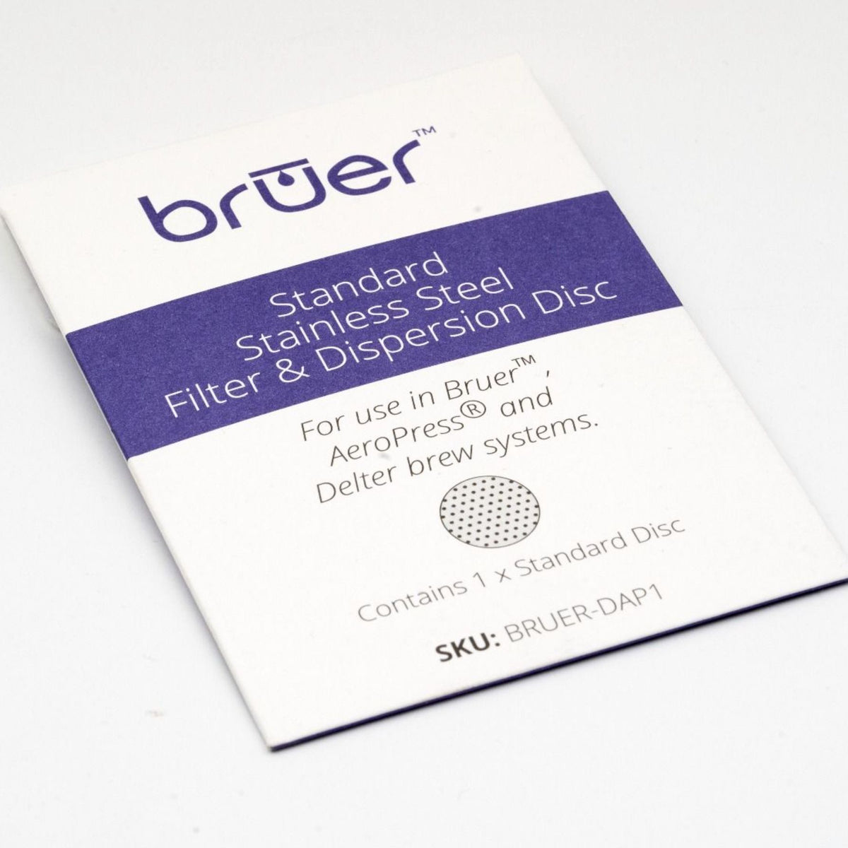 Bruer Filter Disc - Metal Filter for Aeropress, Bruer and Delter Press ...