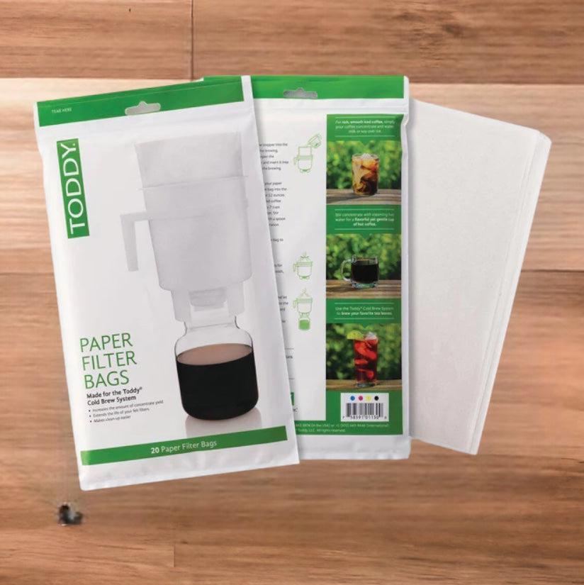 Toddy Paper Filter Bags for Home - Genuine Toddy Filters - Pack of 20 ...